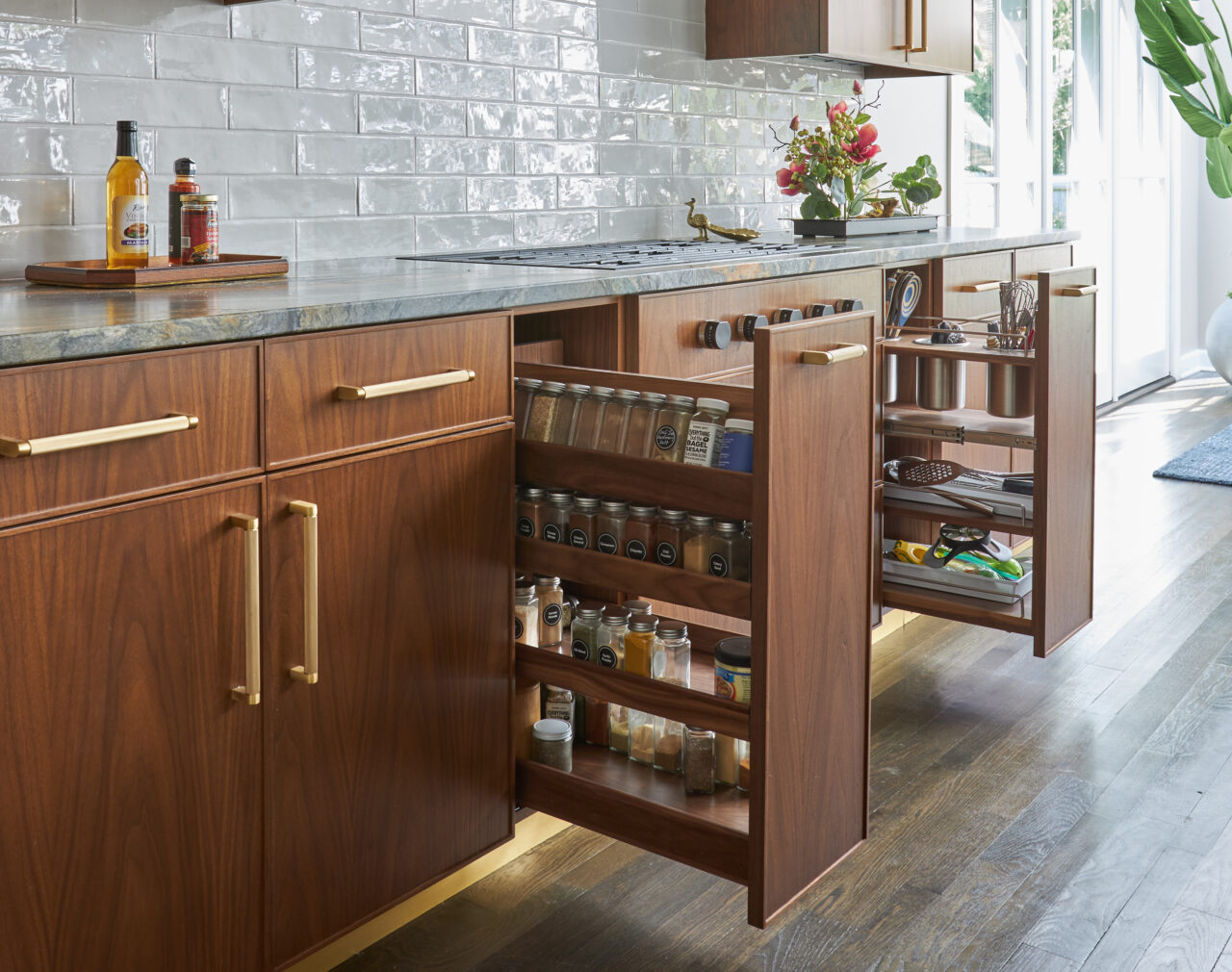 Hidden Cabinet Features for North Shore Kitchen Remodeling